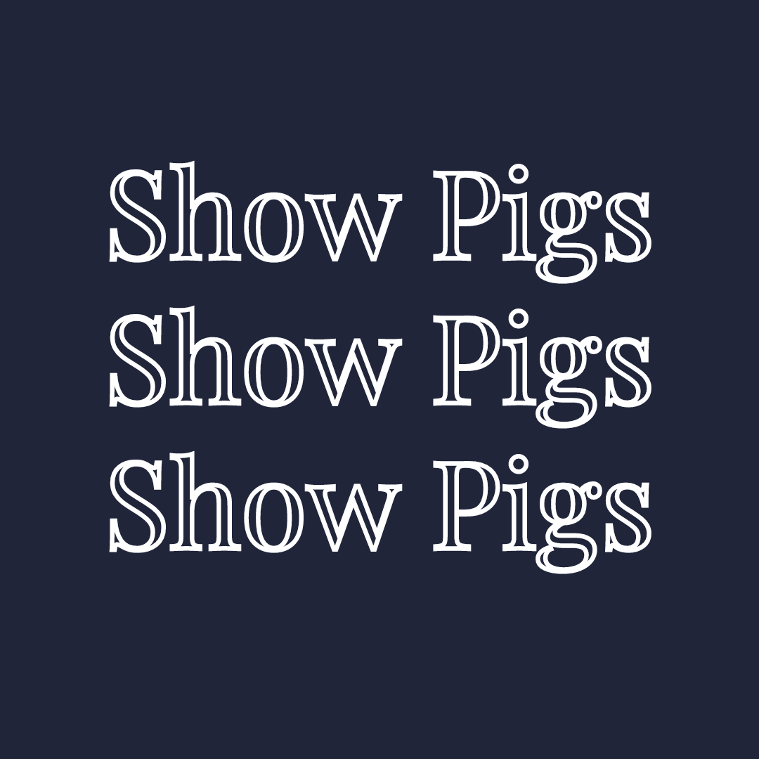 Show Pigs Digital Downloads – DoubleBarnDesigns